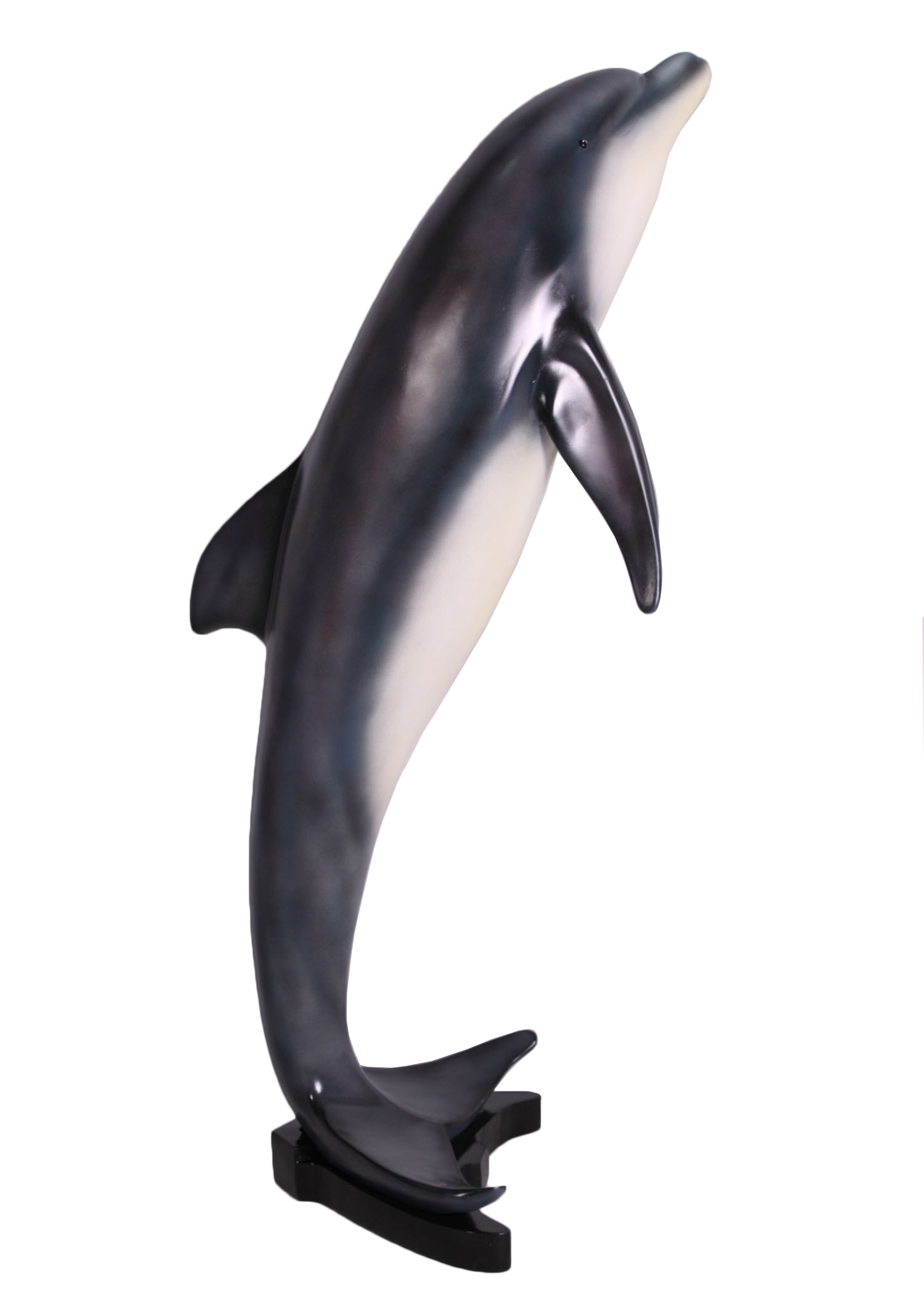 Large Jumping Dolphin with Pedestal