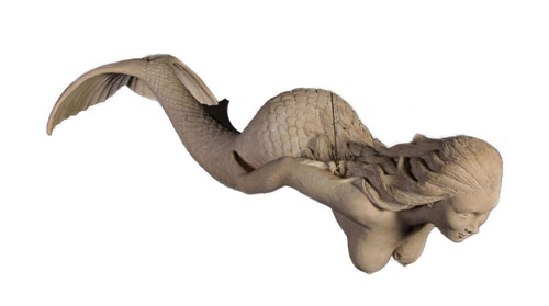 SERINA Swimming Mermaid Roman Stone