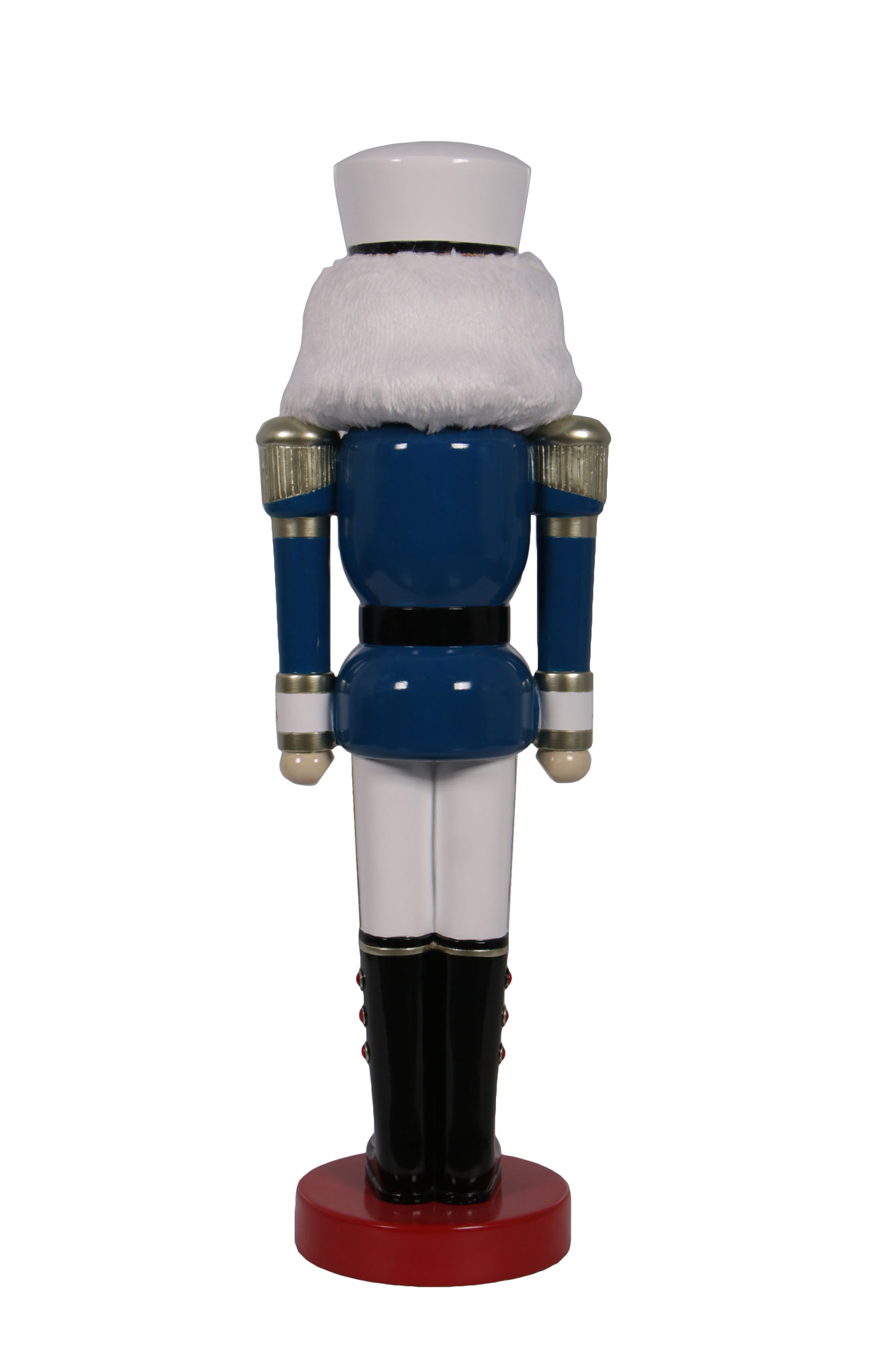 Nutcracker Captain 4ft w/ Plush Fabric Hair